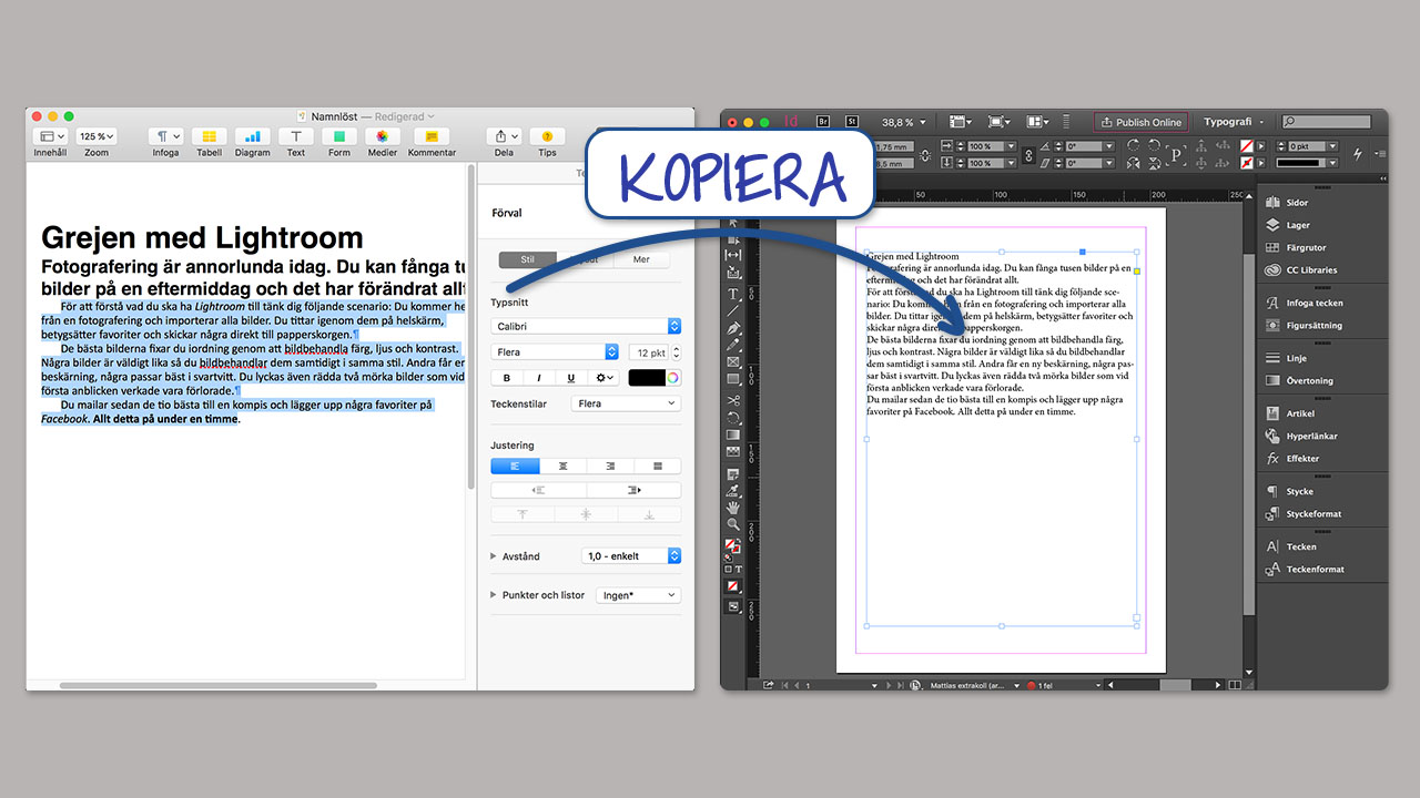 How To Insert A Line In Text Indesign